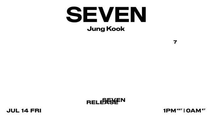 "SEVEN BY JUNGKOOK": ARMYs excited as the Dreamers singer set to ...