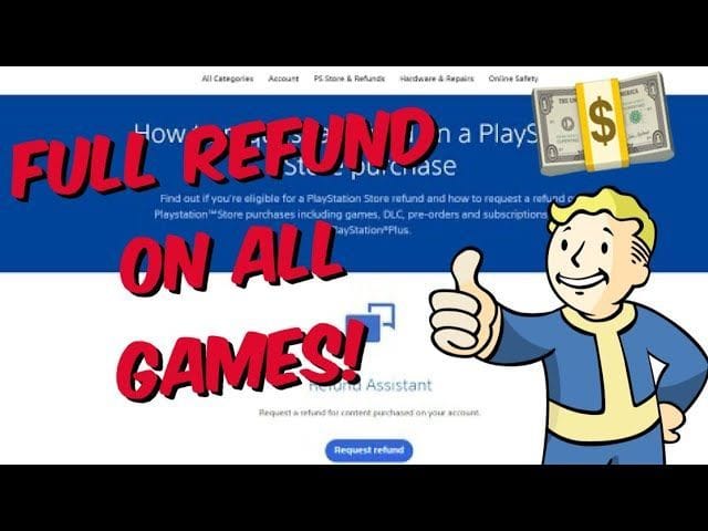 How to refund a game on PS5?