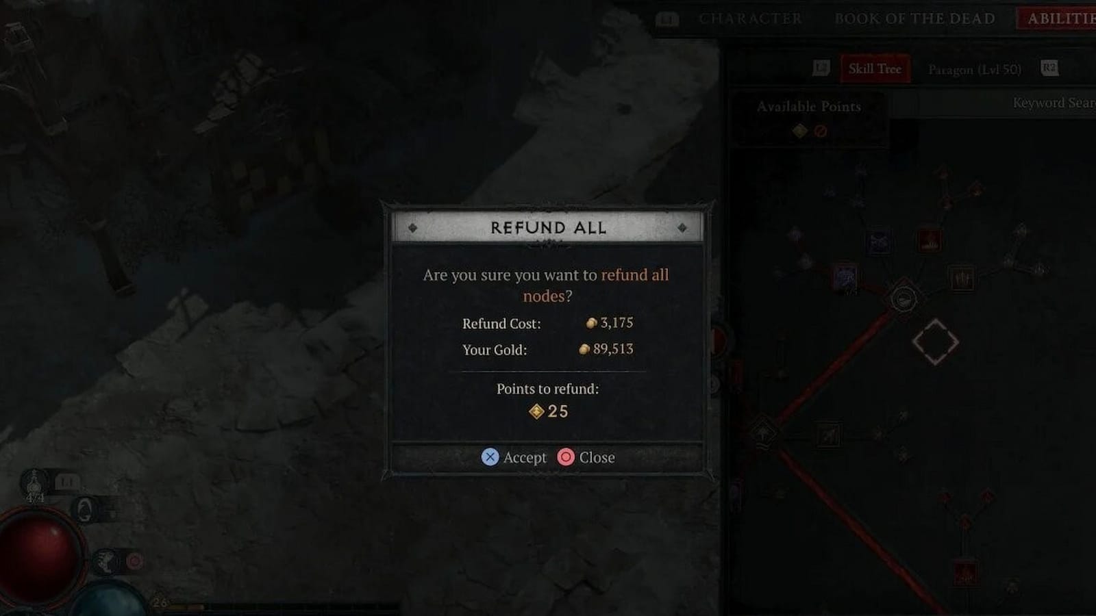 How to respec in Diablo 4