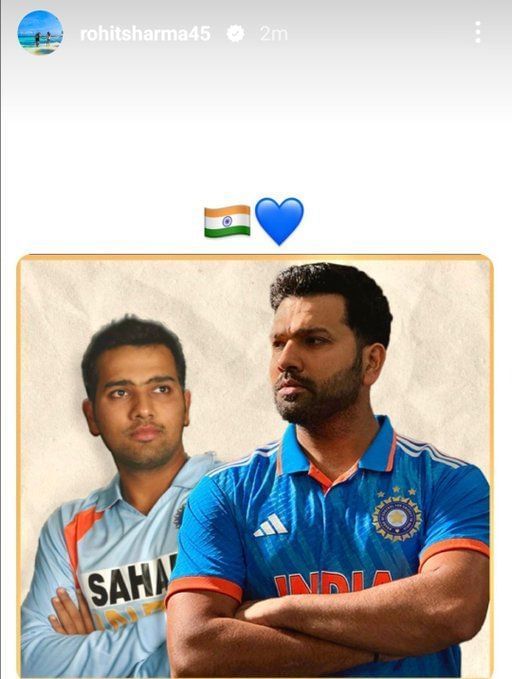 [Photo] Rohit Sharma celebrates 16 years in international cricket with ...