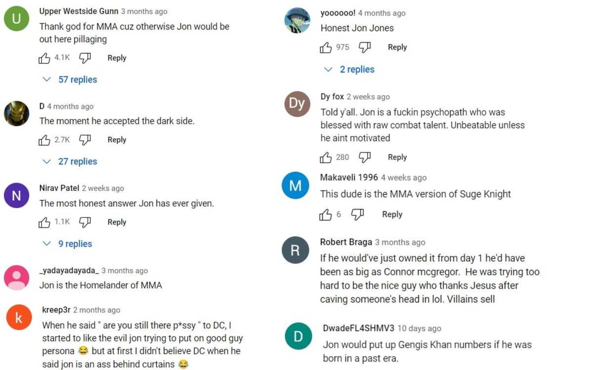 Jon Jones UFC: "Jon is the Homelander of MMA" - When UFC fans reacted ...