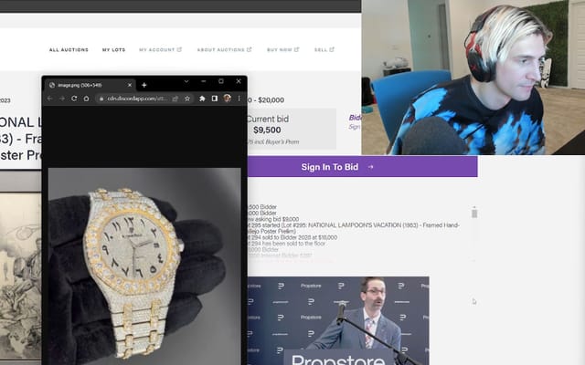 xQc reveals he's buying a diamond-studded Audemars Piguet watch for ...