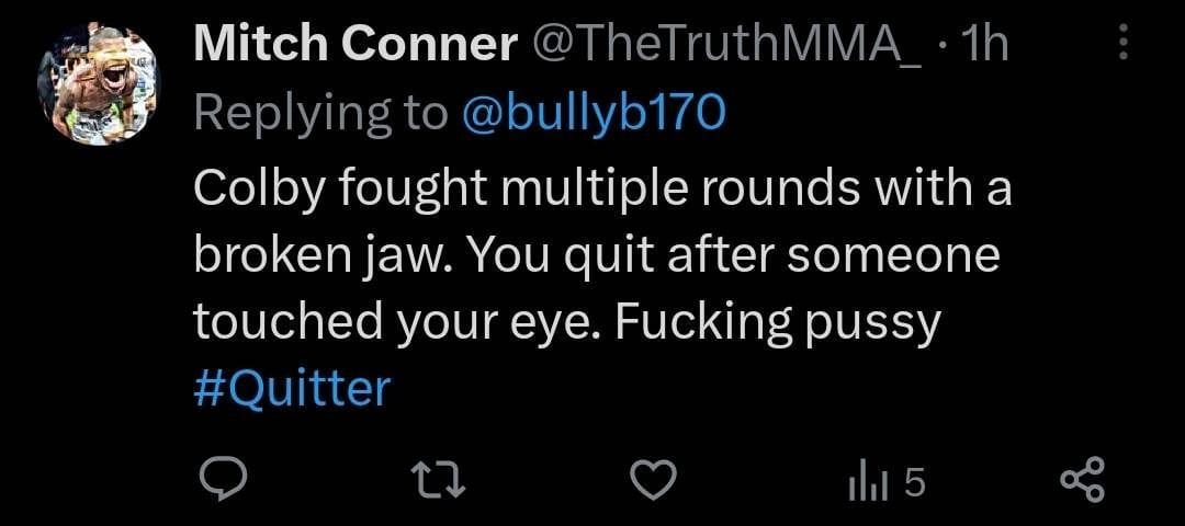 Belal Muhammad: "You quit after someone touched your eye" - Colby ...