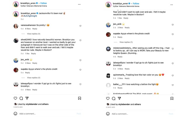 UFC ring girls: "I had to look you up" - Fans name Brookliyn Wren best ...