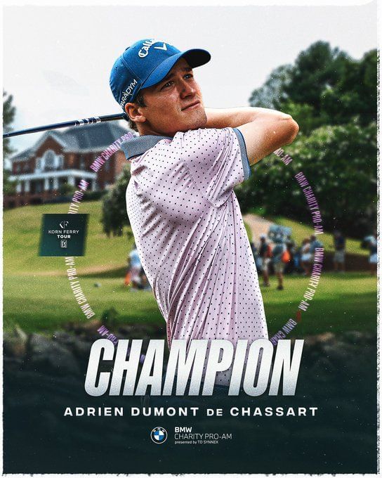 Who is Adrien Dumont de Chassart? 23-year-old wins Korn Ferry Tour ...