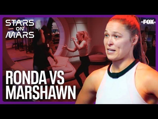 Ronda Rousey proves women can beat men in 'Stars on Mars' wrestling ...