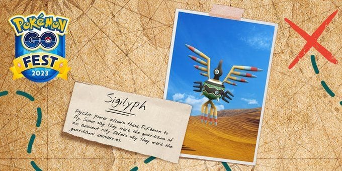 Diancie, Carbink, Sigilyph, and more announced for Pokemon GO Fest 2023