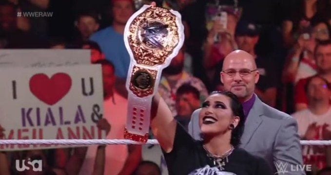 Rhea Ripley interrupted by 37-year-old male superstar after being ...