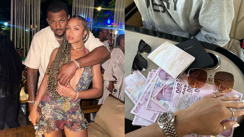 Deshaun Watson Girlfriend Flashes Cash Recaps Vip Night Out At