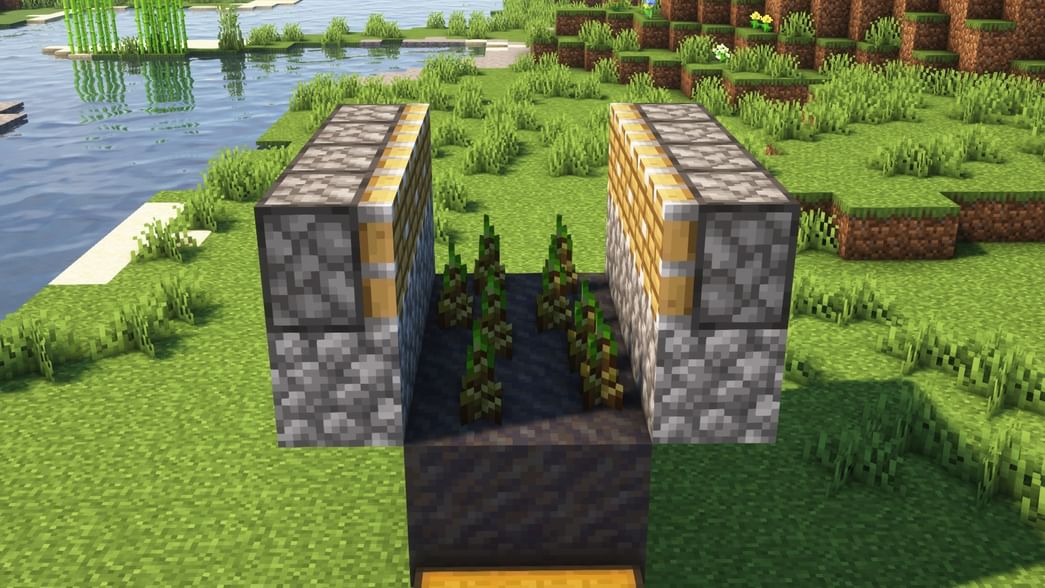 How to make a simple bamboo farm in Minecraft 1.20