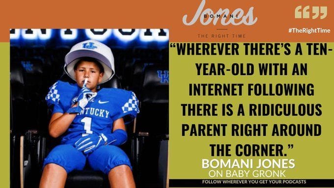 Bomani Jones piles on Baby Gronk hate train in stern warning to viral ...