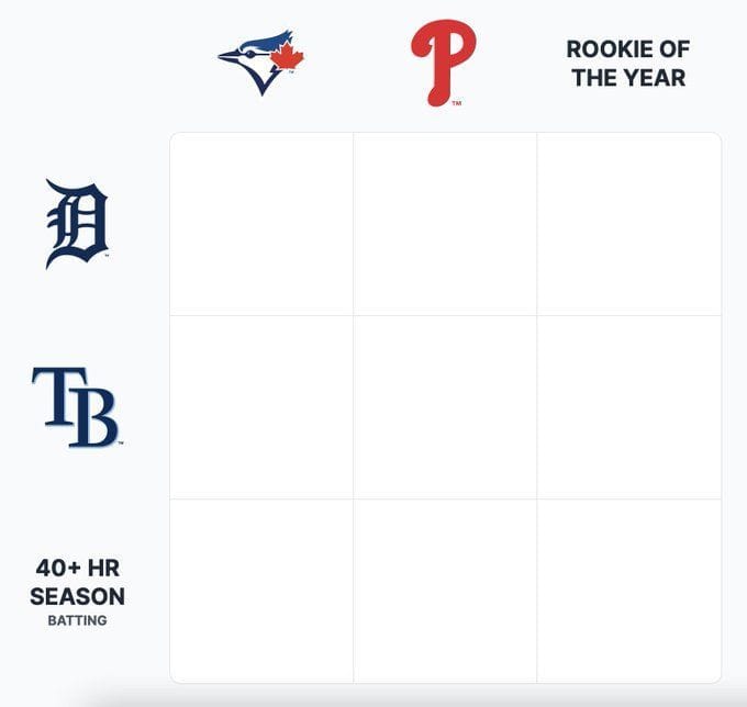 MLB Immaculate Grid answers: Which Phillies players have 40+ HR seasons?