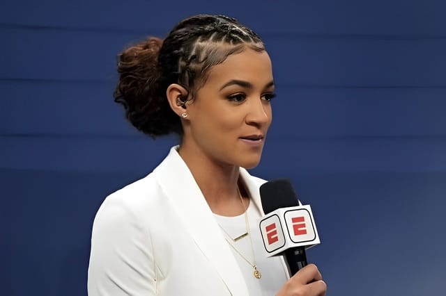 Who is Andraya Carter? Looking at analyst seen on ESPN during 2023 NBA ...