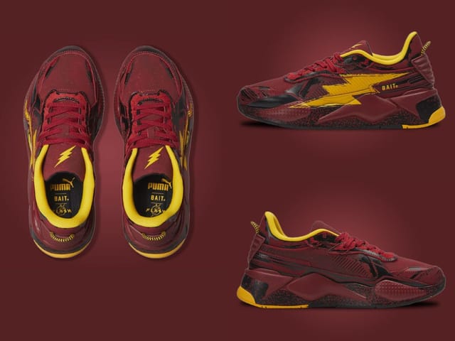 RS-X The Flash: BAIT x PUMA RS-X “The Flash” shoes: Release date, price ...