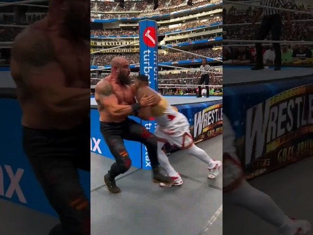 Insane takedown of 385-pound WWE Superstar was "revenge", says Angelo ...