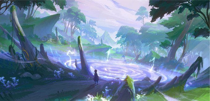 Genshin Impact Fontaine concept art and landscape leaks show new locations