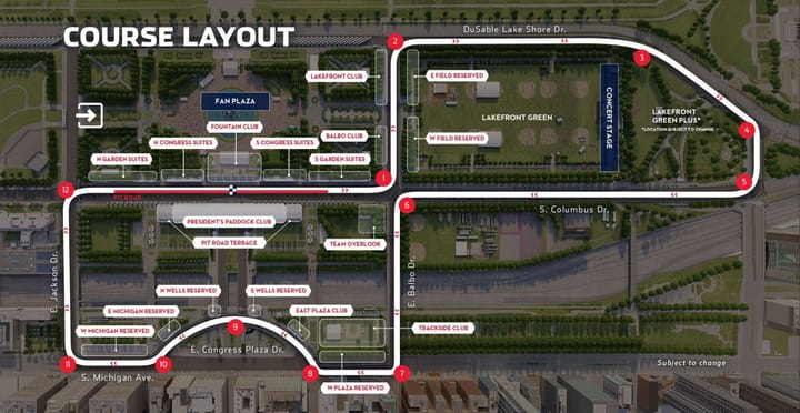 NASCAR: Here’s how the map of Chicago NASCAR track looks like