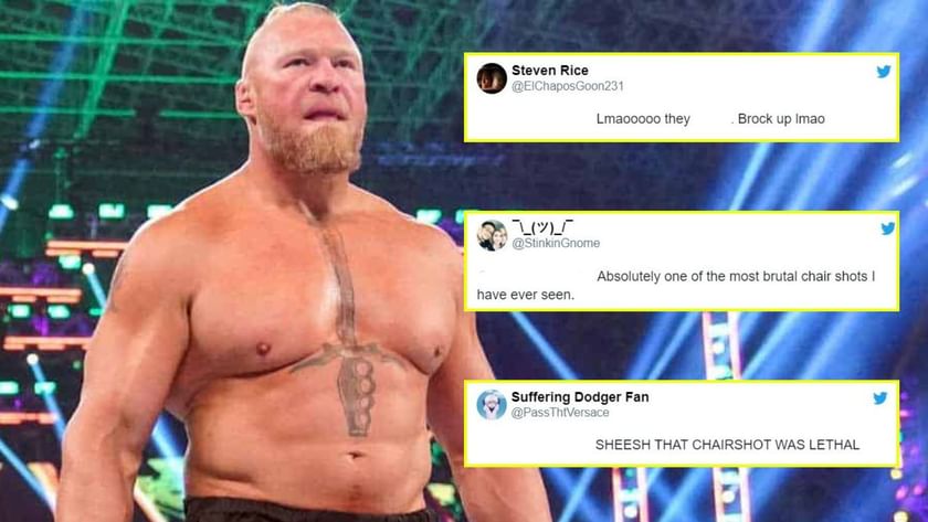 "They f*cked Brock up lmao" - Fans react to 10-time champions' "blasting" Brock Lesnar with ...
