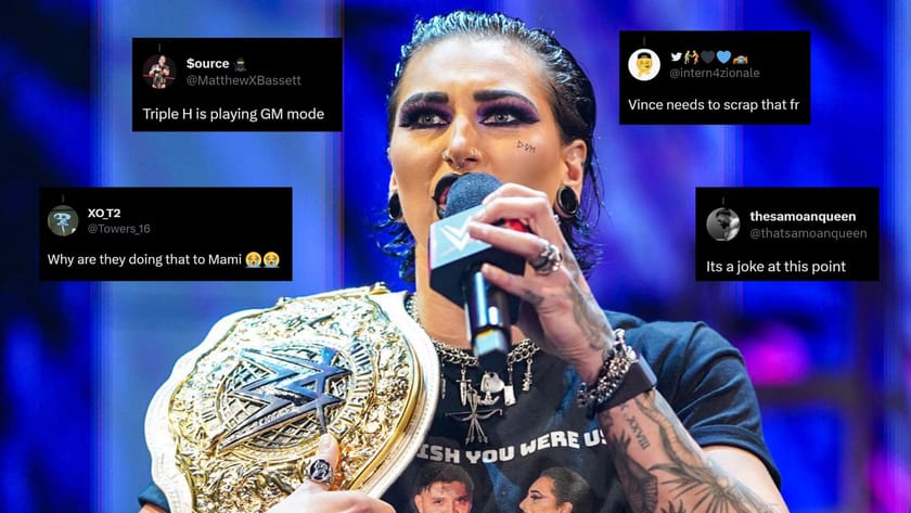 "This is sad" - Fans extremely disappointed in WWE's booking of Rhea ...