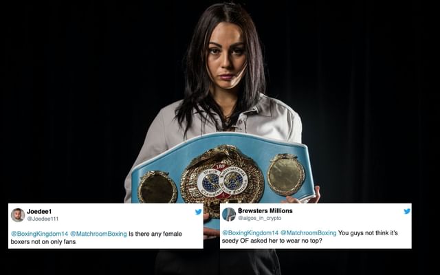 "Seedy OF asked her to wear no top?" - Female boxer Cherneka Johnson ...