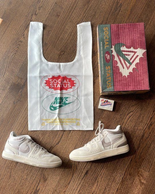 Social Status: Social Status x Nike Attack "Grey Silver" shoes: Where ...