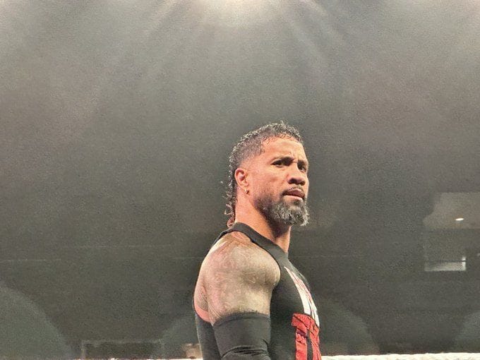 Photo: Jey Uso makes face after fans start chanting about another ...