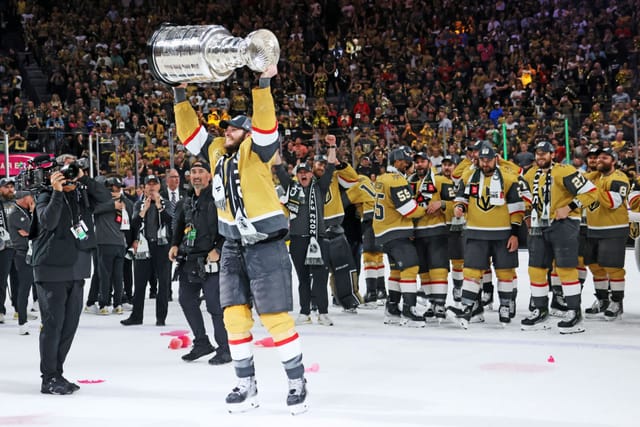 WATCH: Incredible scenes as Vegas Golden Knights lift Stanley Cup for ...