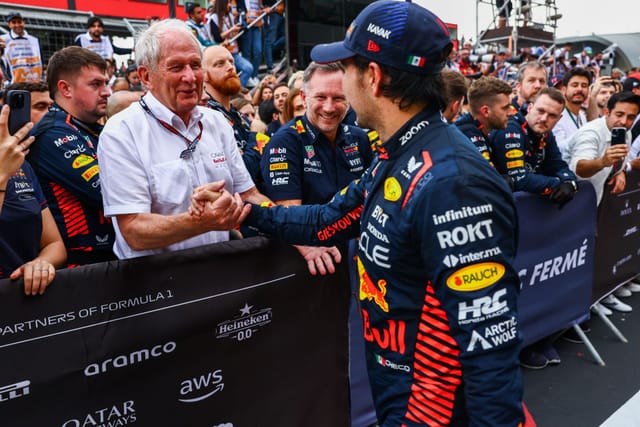 Helmut Marko pinpoints the moment Sergio Perez lost the podium in the 2023 F1 Spanish GP