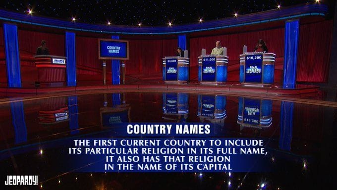 Today’s Final Jeopardy! answer: Friday, June 2, 2023