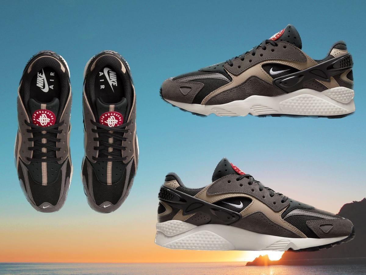 Nike: Nike Air Huarache Runner "Black Medium Ash" shoes: Where to get ...