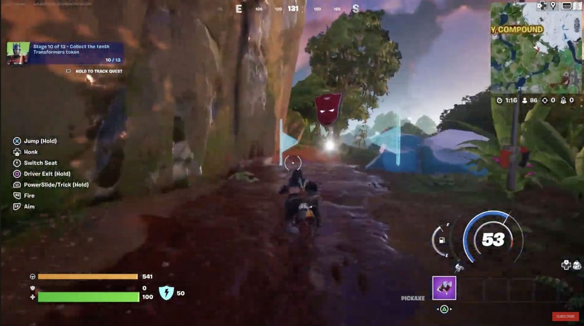 All Transformer token locations in Fortnite Chapter 4 Season 3