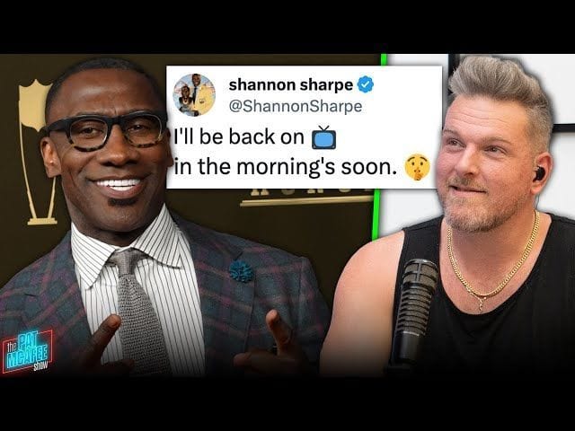Pat McAfee endorses rumored team-up between First Take and Shannon Sharpe
