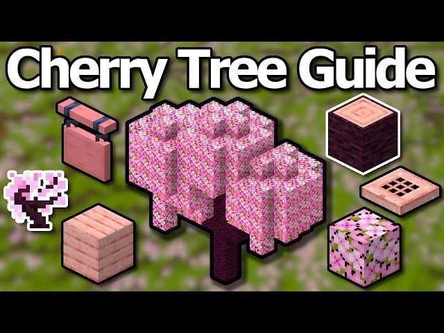 Minecraft cherry tree guide: Where to find, uses, and more