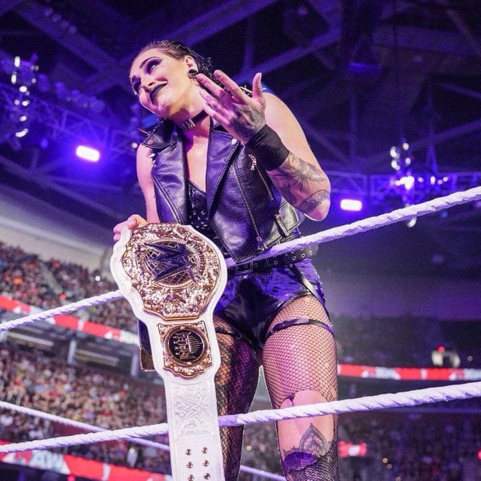 Rhea Ripley sends a flirtatious message to real-life partner Buddy Matthews, Matthews responds