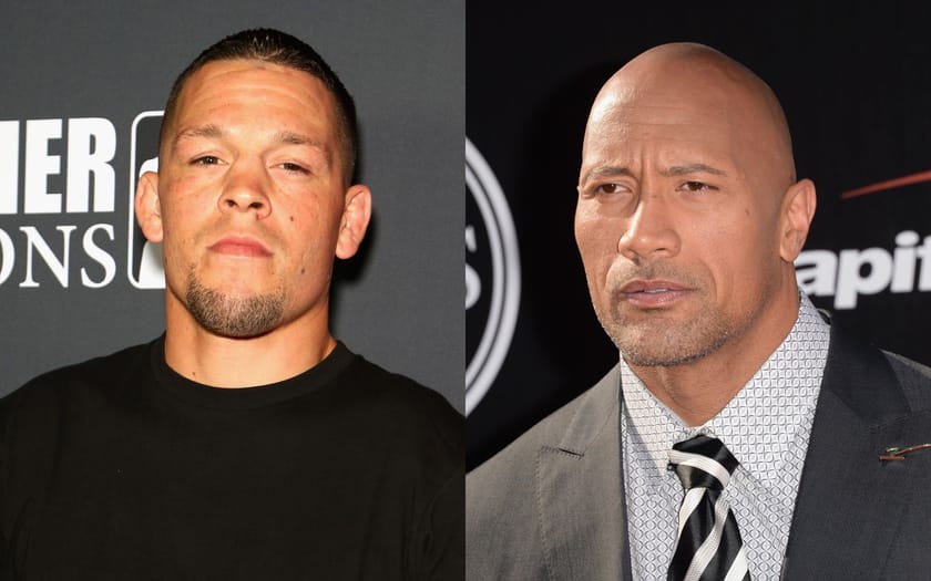 Dwayne Johnson: "These shoes f***ing s**k" - When Nate Diaz dissed ...