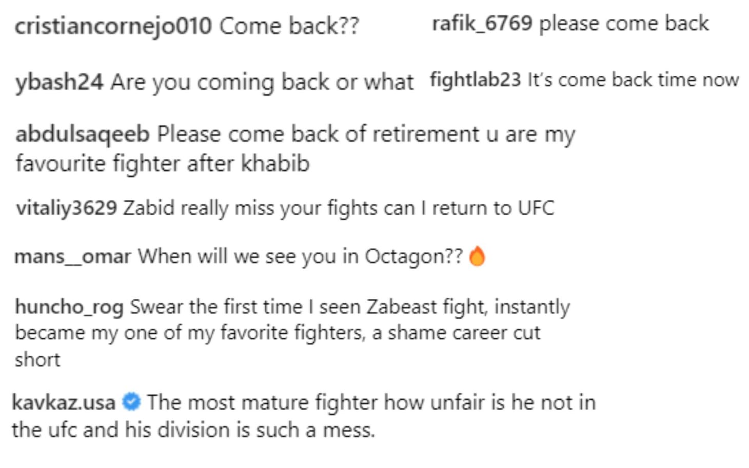 "Come back??" - Zabit Magomedsharipov gives fans hope for UFC return ...