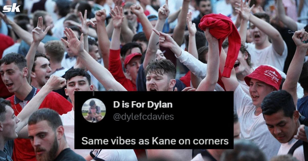 "Same vibes as Kane on corners", "Well that's interesting" - England ...