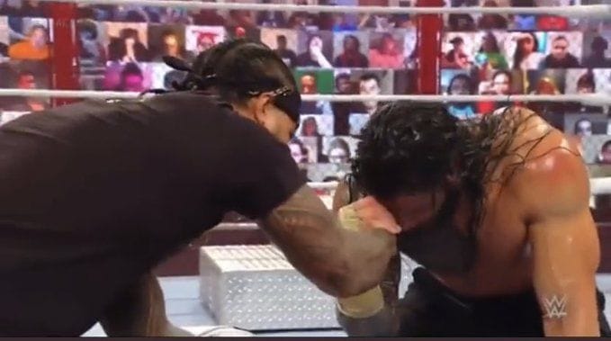 WWE replicated an evil Roman Reigns moment from 3 years ago on ...