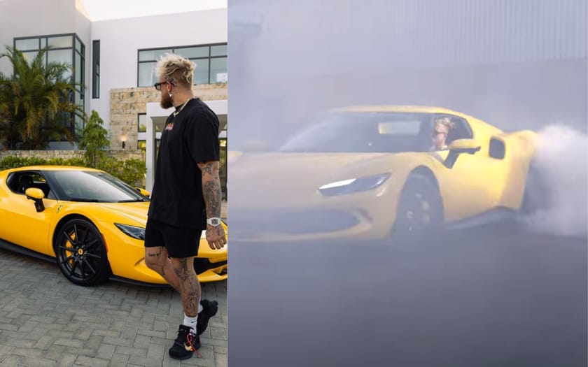 Jake Paul car: Jake Paul's $421,000 Ferrari breaks down after being ...