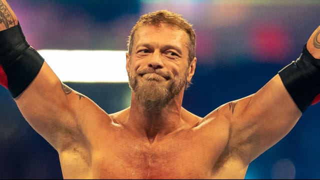 WWE legend Edge takes a cheeky shot at AEW star with a one-word message