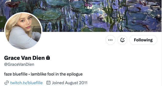 Did Grace Van Dien leave FaZe Clan? Twitch streamer removes FaZe from ...