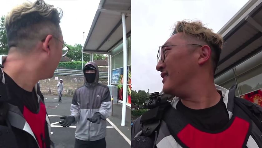 IRL streamer CookSux almost hit by a kid while livestreaming on Twitch