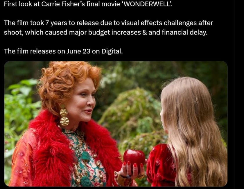 “Carrie Fisher doesn’t deserve a digital release as her final movie ...