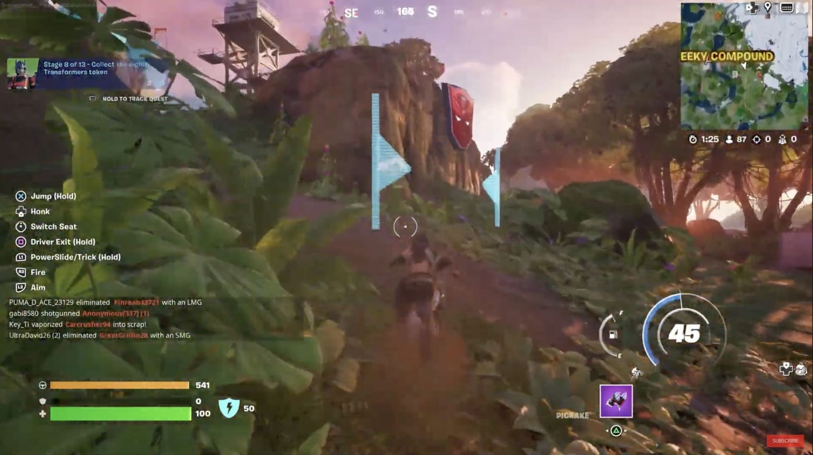 All Transformer token locations in Fortnite Chapter 4 Season 3