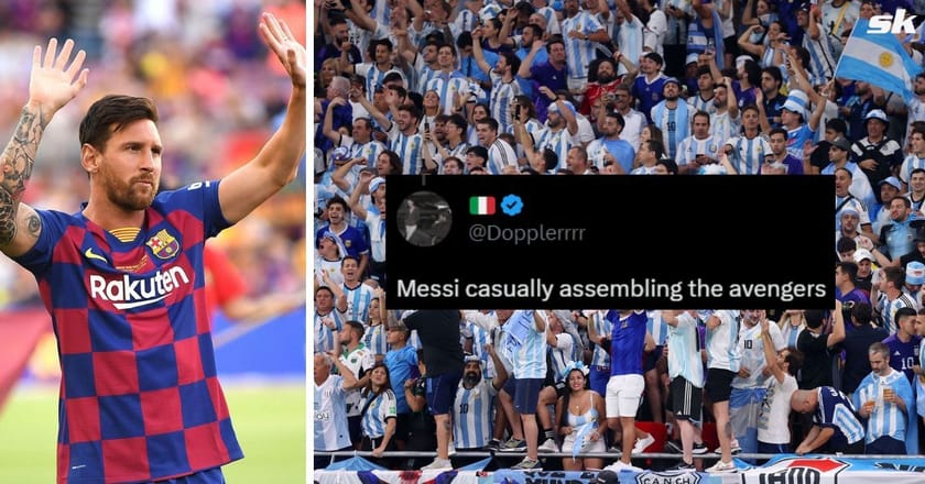 "Messi casually assembling the Avengers," "Band back together" - Fans ...
