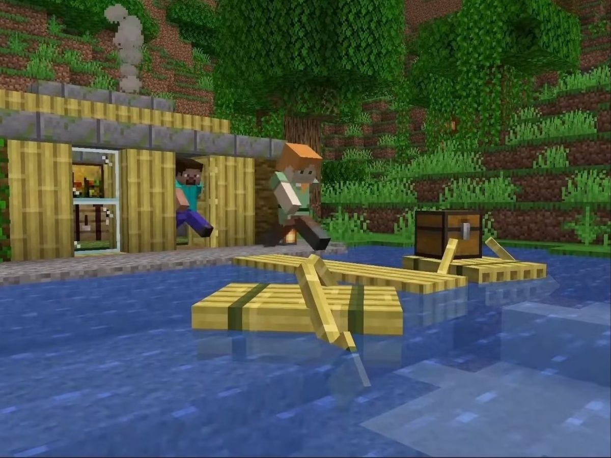 Bamboo Raft: How to make bamboo rafts in Minecraft