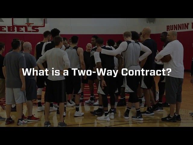 How many two-way contracts were there in the 2022-23 NBA season? Taking ...