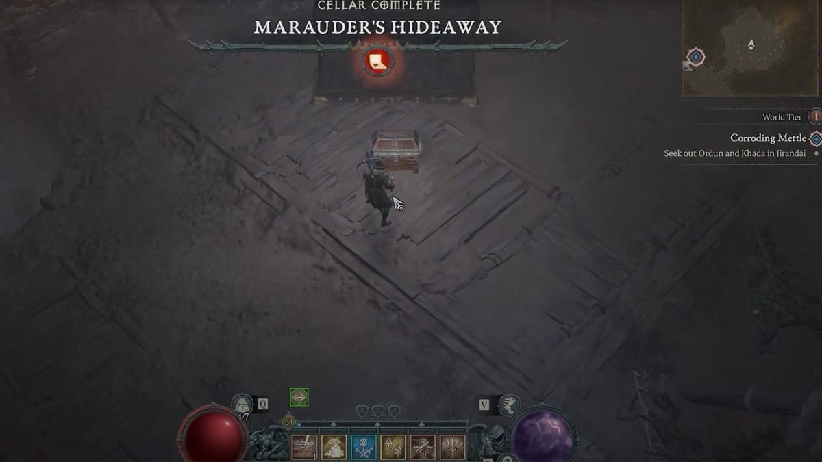 How to solve the Diablo 4 cellar puzzle