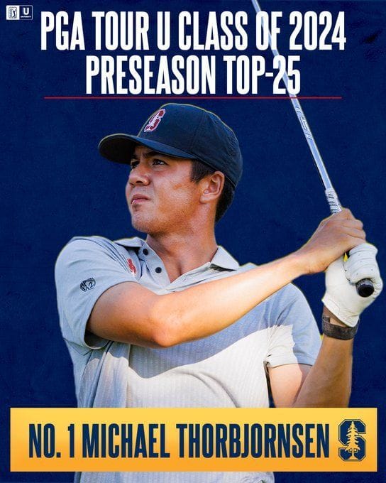 “I'm really lucky to be in this position” - Michael Thorbjornsen Soars to the top, named PGA ...