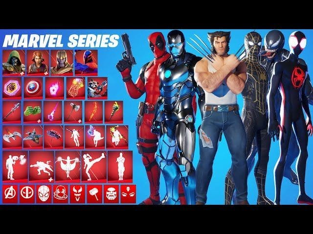 All Fortnite Marvel Skins | Get all Marvel Fortnite Outfits